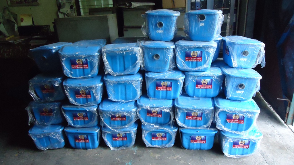 Grease trap Portable Fiberglass, Perangkap Lemak minyak